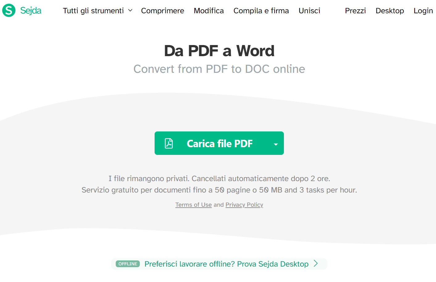 Top 5 convertitori da PDF a Word gratis online | UPDF