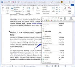 Entfernen eines Hyperlinks in Word mit 3 Methoden | UPDF