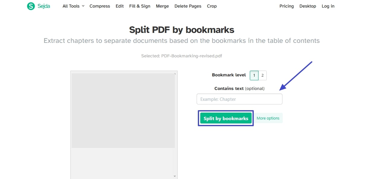 Best Way to Organize Documents: Sejda Split PDF - UPDF