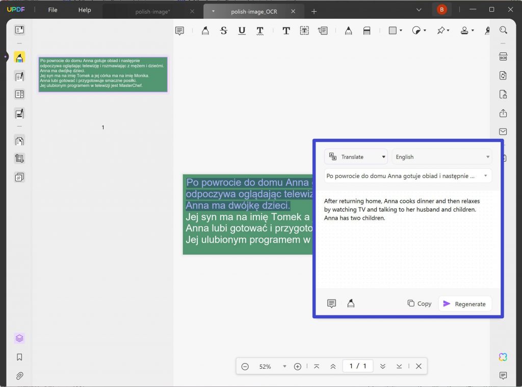 Best Polish to English Image Text Translation Tool | UPDF