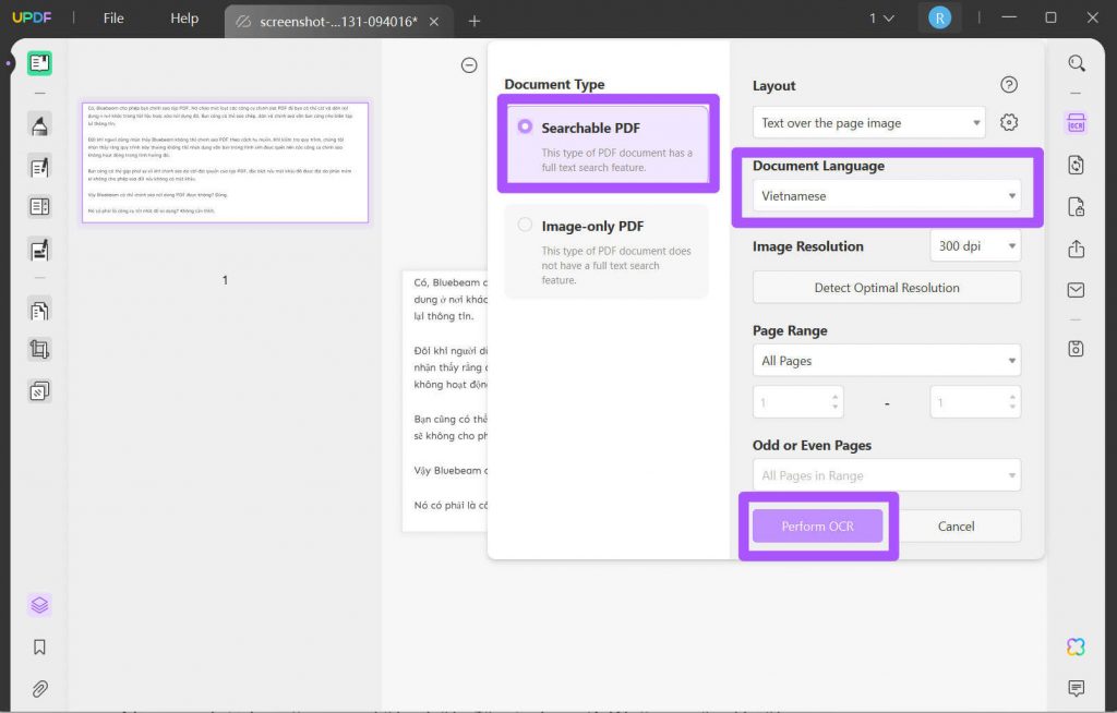 5 Best Vietnamese OCR Software (Compared) | UPDF