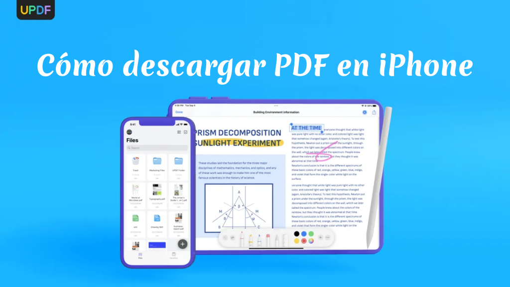 Guía paso a paso: Cómo descargar PDF en iPhone | UPDF