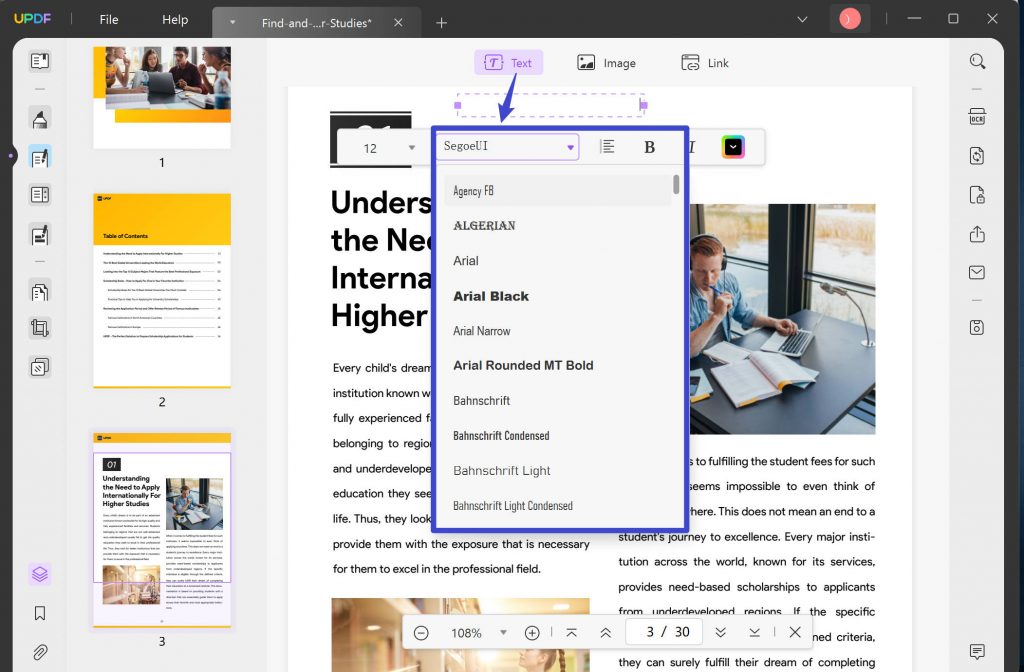 Edytuj pliki PDF jak profesjonalista z tą samą czcionką | UPDF
