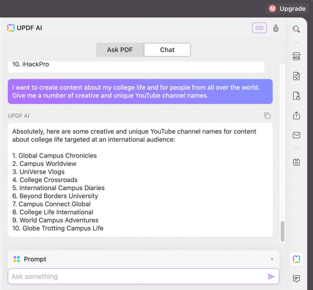 The BEST AI YouTube Channel Name Generator Free | UPDF