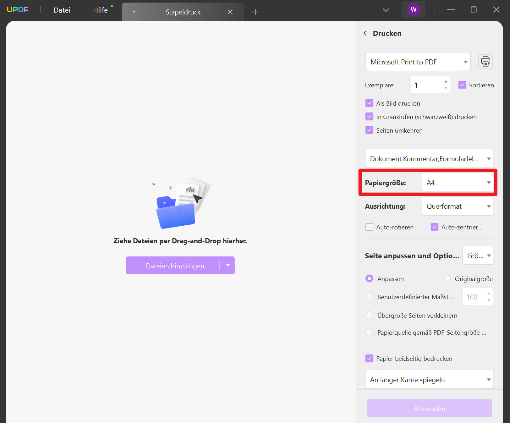 Die Größe von PDF auf A4 anpassen: So geht's | UPDF