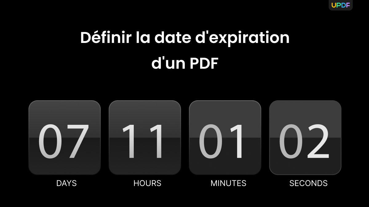 Comment définir la date d'expiration d'un PDF | UPDF