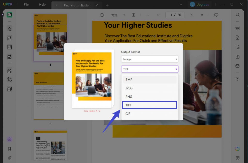 PDF vs. TIFF Comparison: Choose the Appropriate Format | UPDF