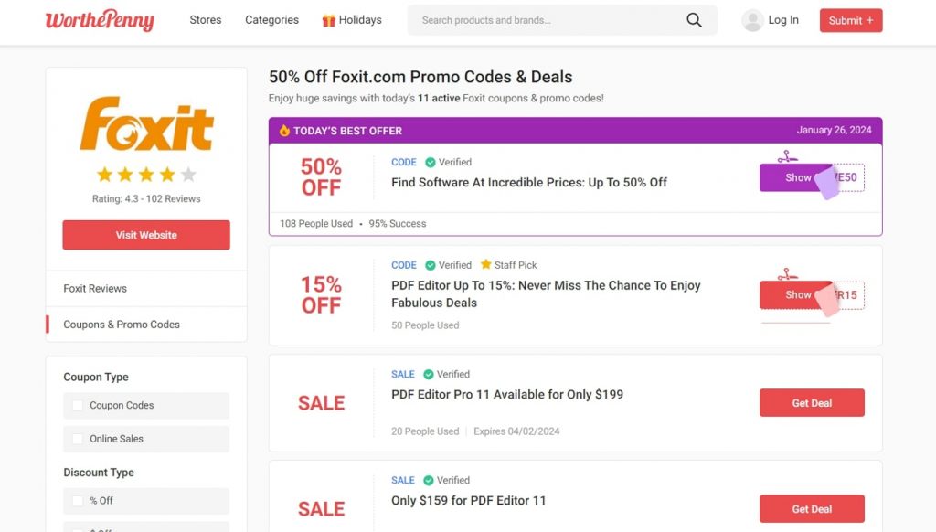 Get 50% Off Foxit Promo Codes From Top 10 Websites | UPDF