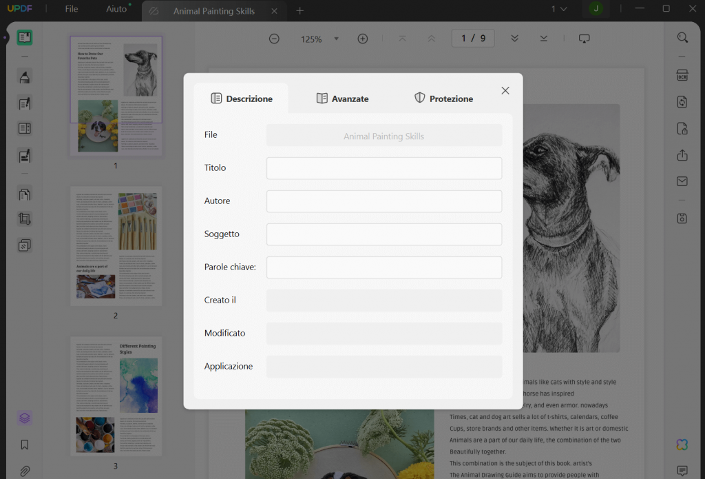 Come modificare metadati di PDF | UPDF