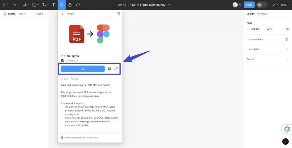 如何在 Figma 中開啟 PDF 文件？ | UPDF