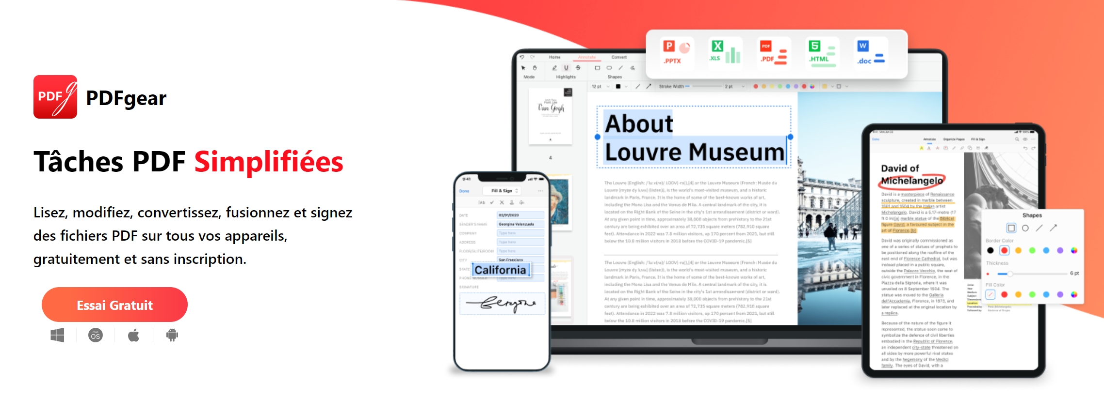 Revue complète de PDFgear et sa meilleure alternative | UPDF