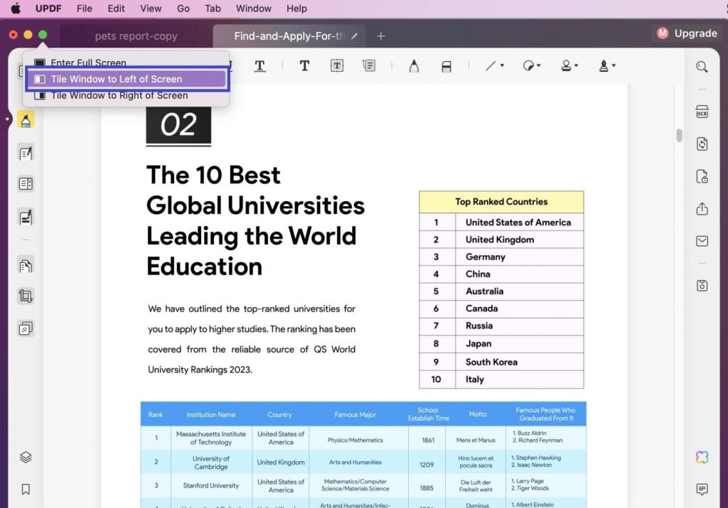 PDF Side by Side Viewing Made Easy| UPDF