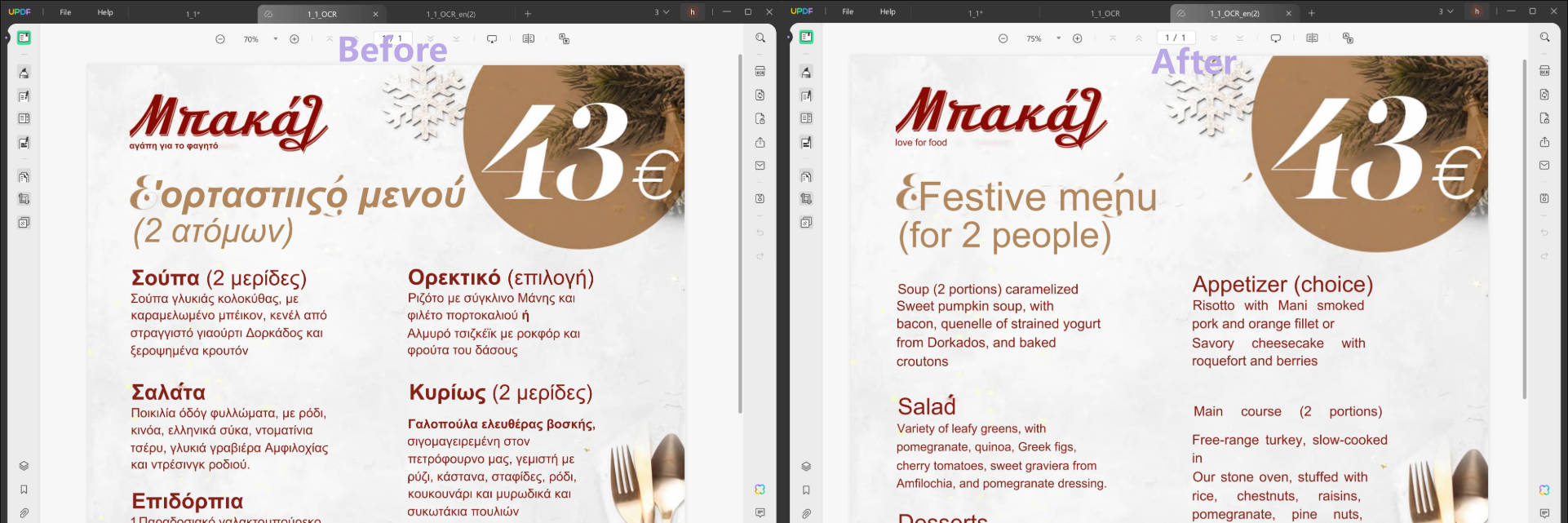 The Best Tool to Translate Greek to English Pictures | UPDF