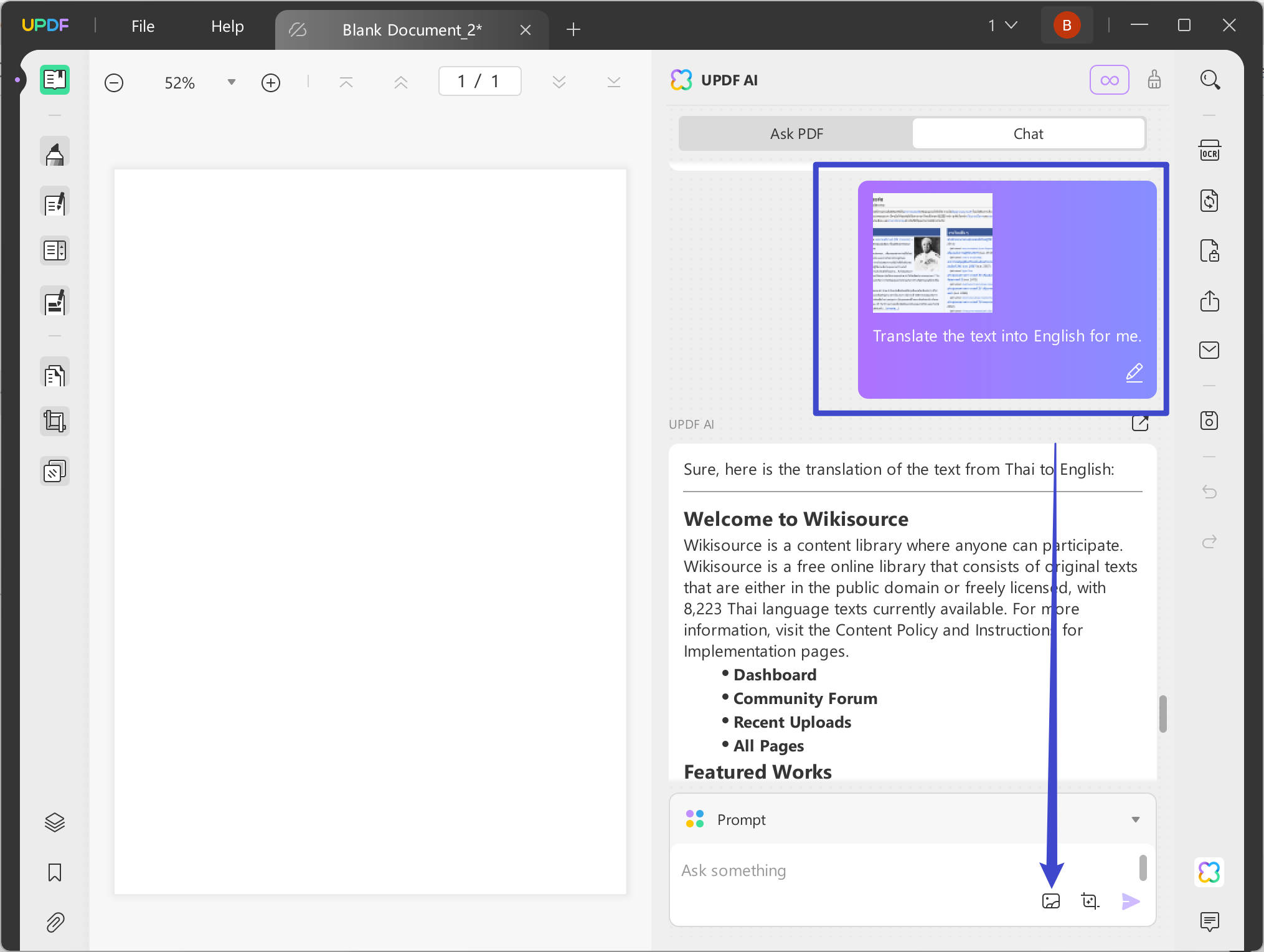 The Easy Way To Picture Translate Thai to English | UPDF