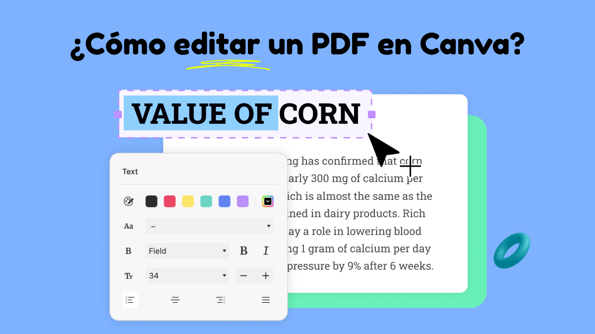 Editar un PDF en Canva | UPDF