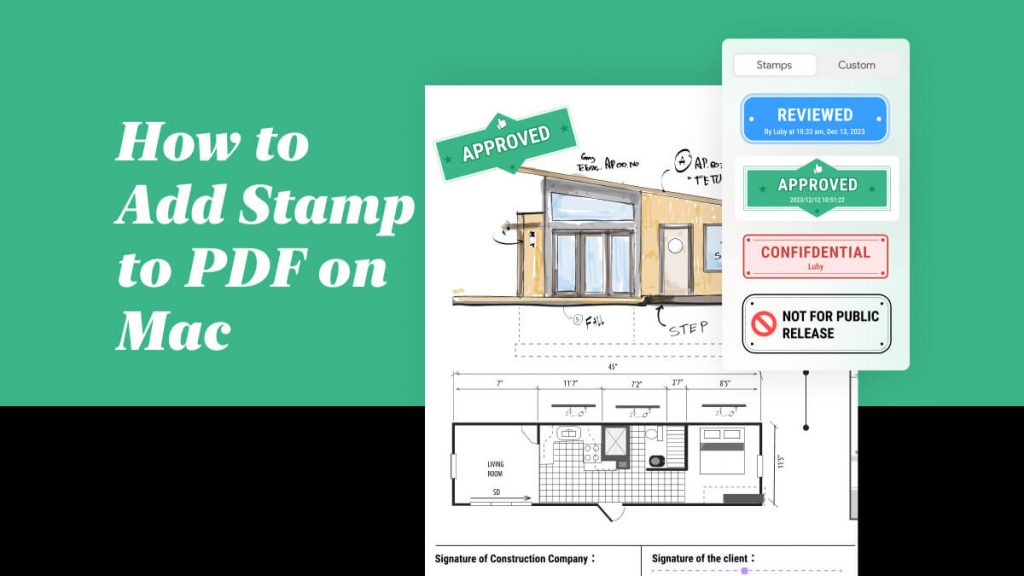How to Add Different Stamps to PDF on Mac|UPDF
