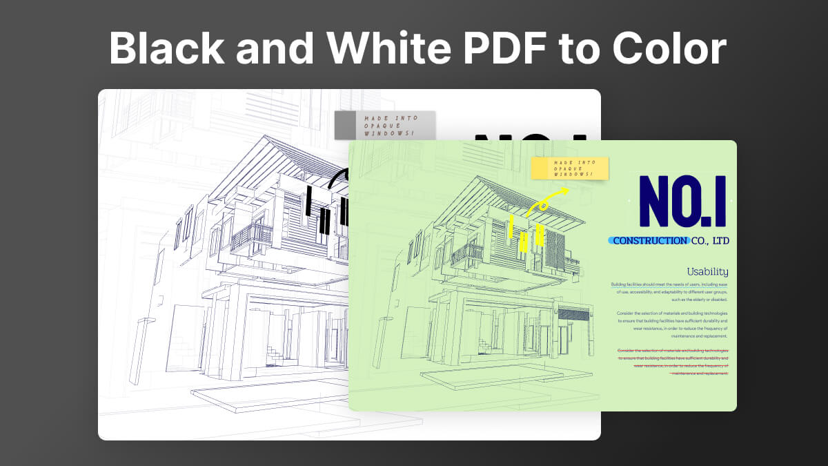 Revamp Your Documents in Color | Convert Black and White PDFs with UPDF | UPDF
