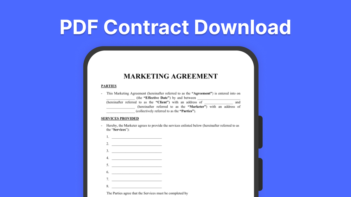 Top 10 Places to Download PDF Contract Templates Free - UPDF