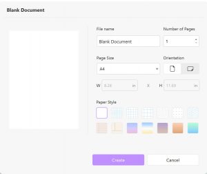 Create PDF Files with UPDF | User Guide