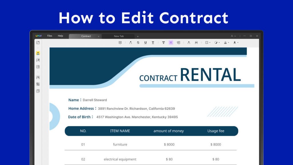 The Ultimate Guide to Edit a Contract Efficiently | UPDF