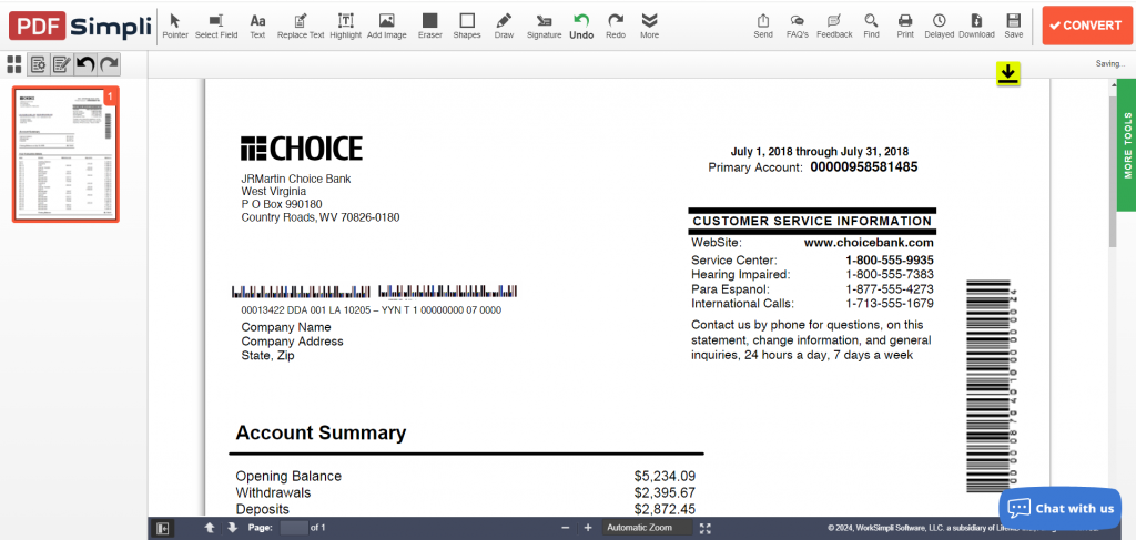 5 Best Bank Statement Generators (With Guide) | UPDF