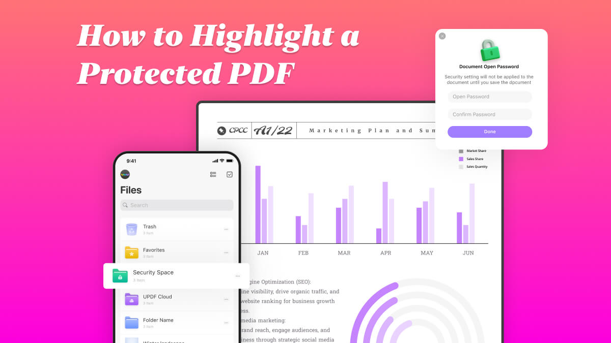 How to Highlight a Protected PDF Easily| UPDF