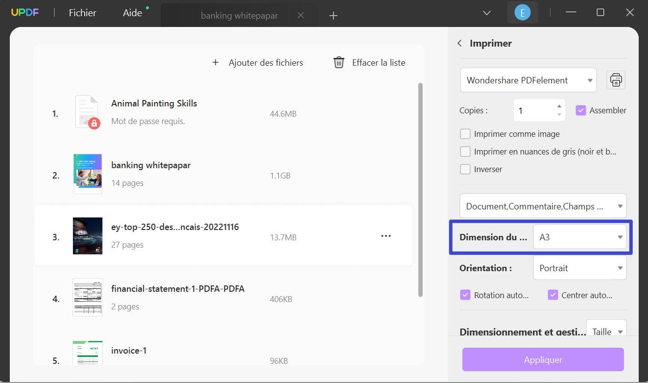 Apprendre à convertir des documents A4 en PDF A3 | UPDF
