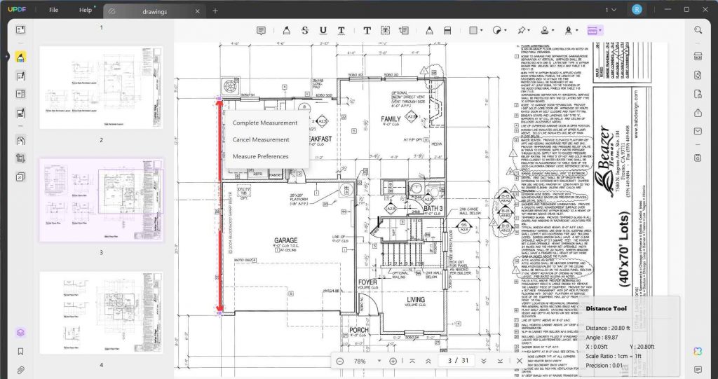 How to Measure Distance in PDF? In Seconds | UPDF