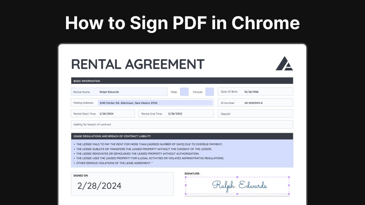 How to Sign PDF in Chrome? (4 Easy Ways) | UPDF