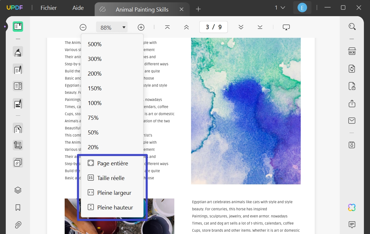 Comment personnaliser la mise en page d'un PDF | UPDF