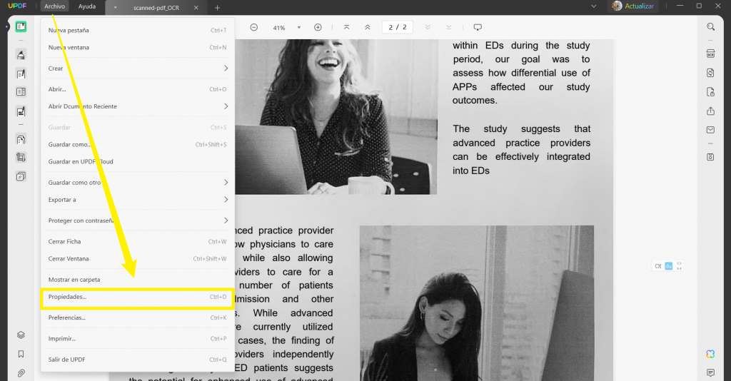 PDF Essentials: Ver metadatos PDF como un profesional | UPDF