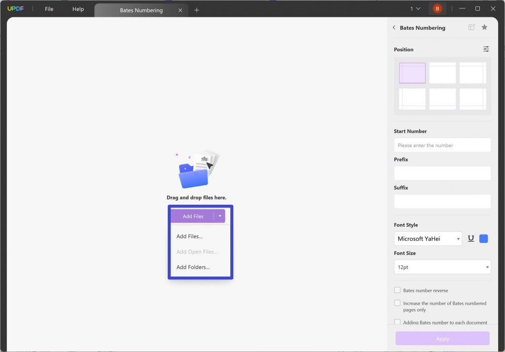 Batch Processing on PDFs with UPDF for Windows | User Guide