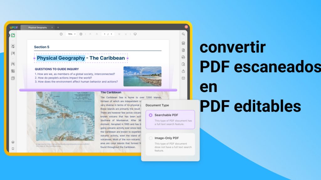 Manera fácil de convertir PDF escaneado a PDF editable con OCR
