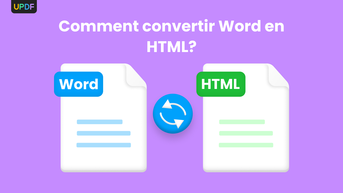 Comment convertir Word en HTML efficacement | UPDF