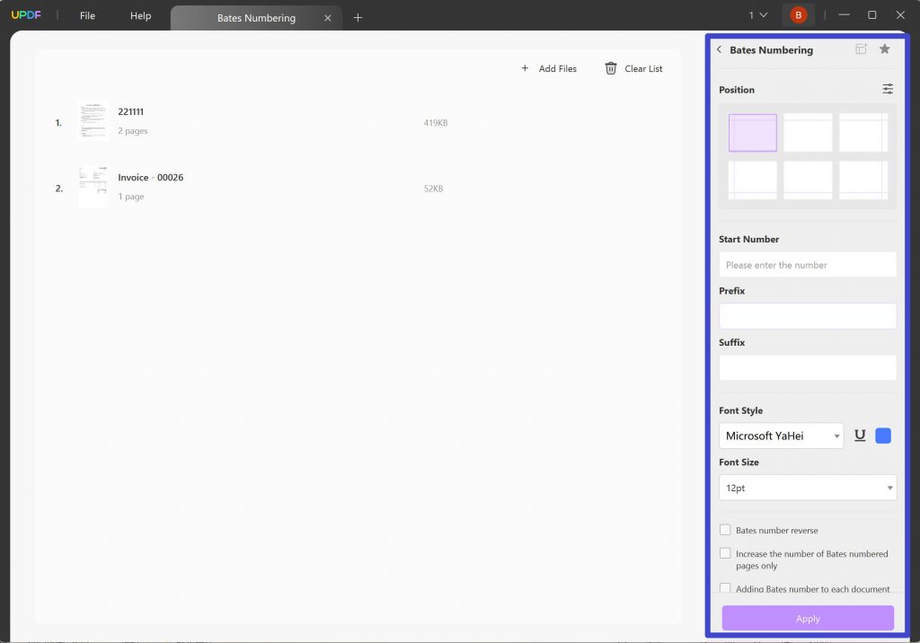Batch Processing On Pdfs With Updf For Windows User Guide