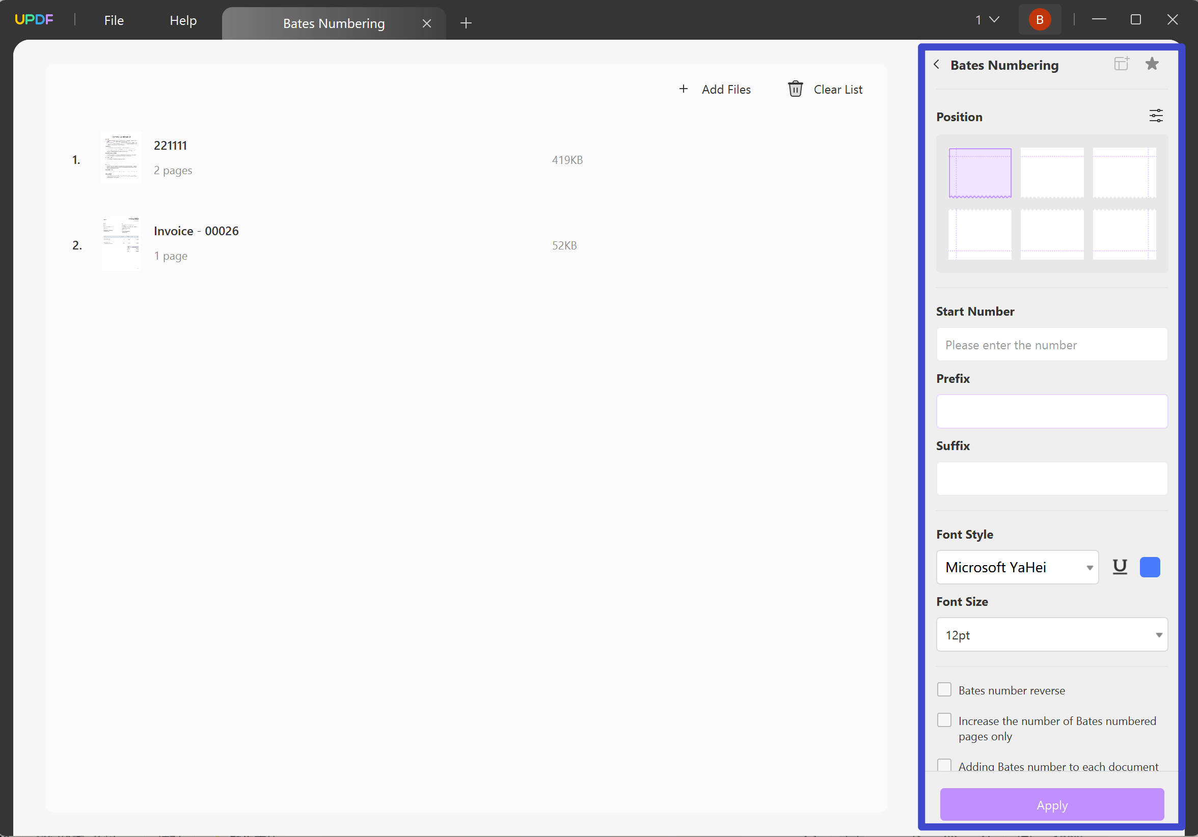 Batch Processing on PDFs with UPDF for Windows | User Guide