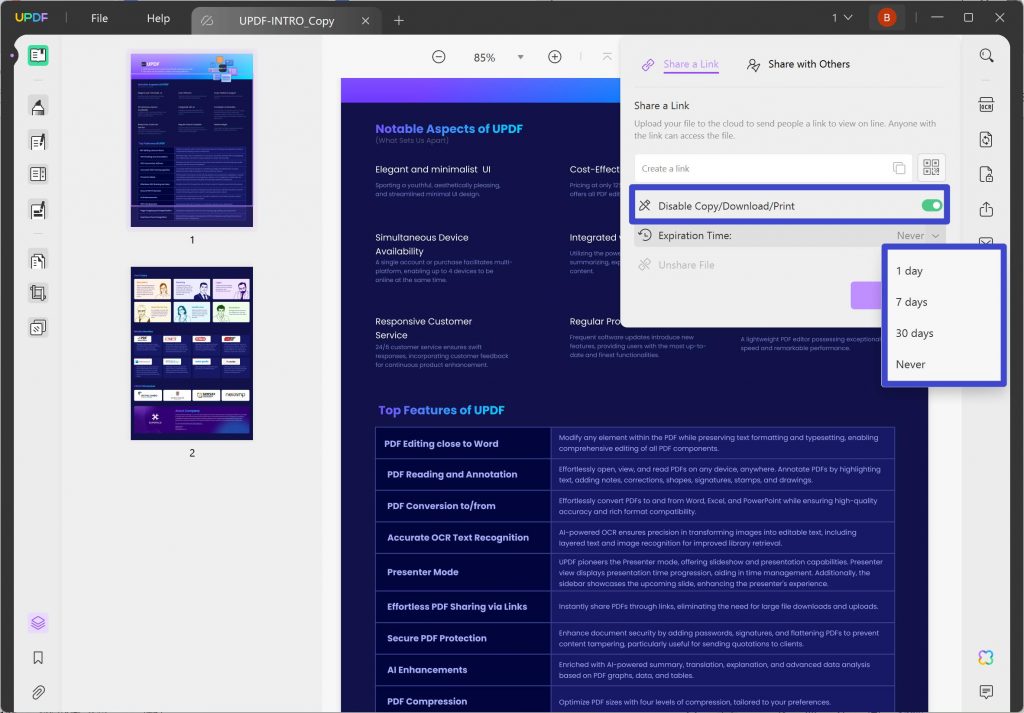 Protect Your Work: Disable Print Option in PDF|UPDF