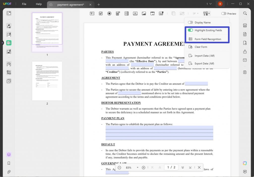 The Easiest Ways to Fill Out PDF Form on Windows - UPDF