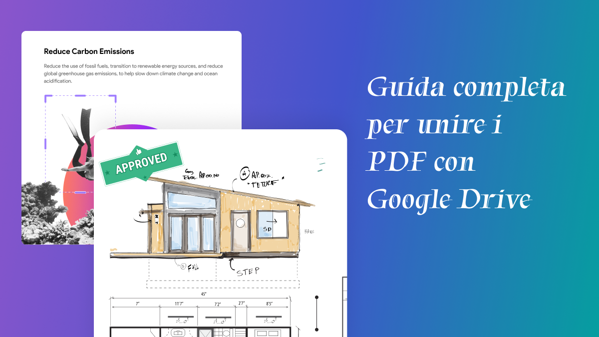 Guida completa per unire i PDF con Google Drive | UPDF