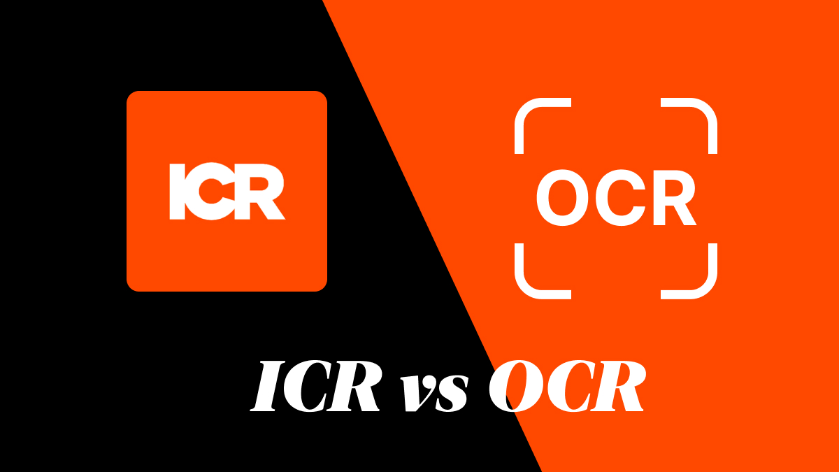 ICR VS OCR: A Detailed Comparison | UPDF