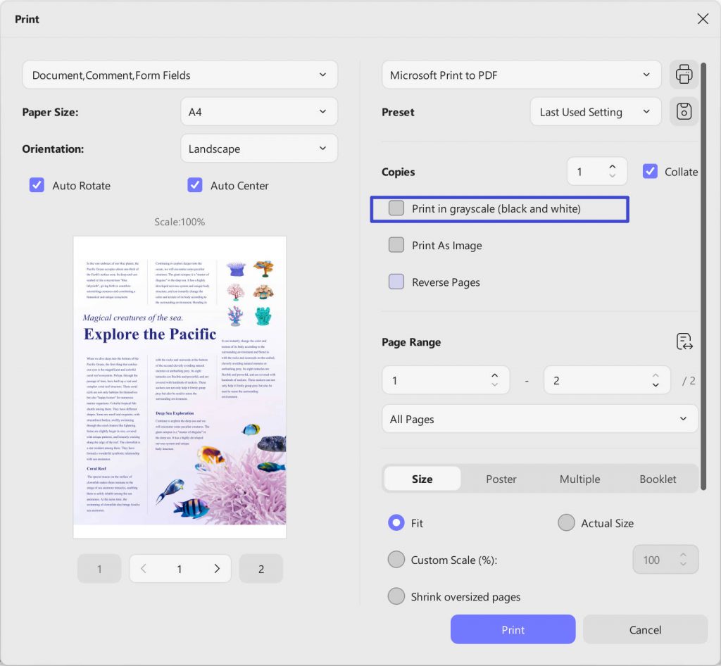 How to Print PDF in Color? (Completely Free Ways) | [Official] UPDF