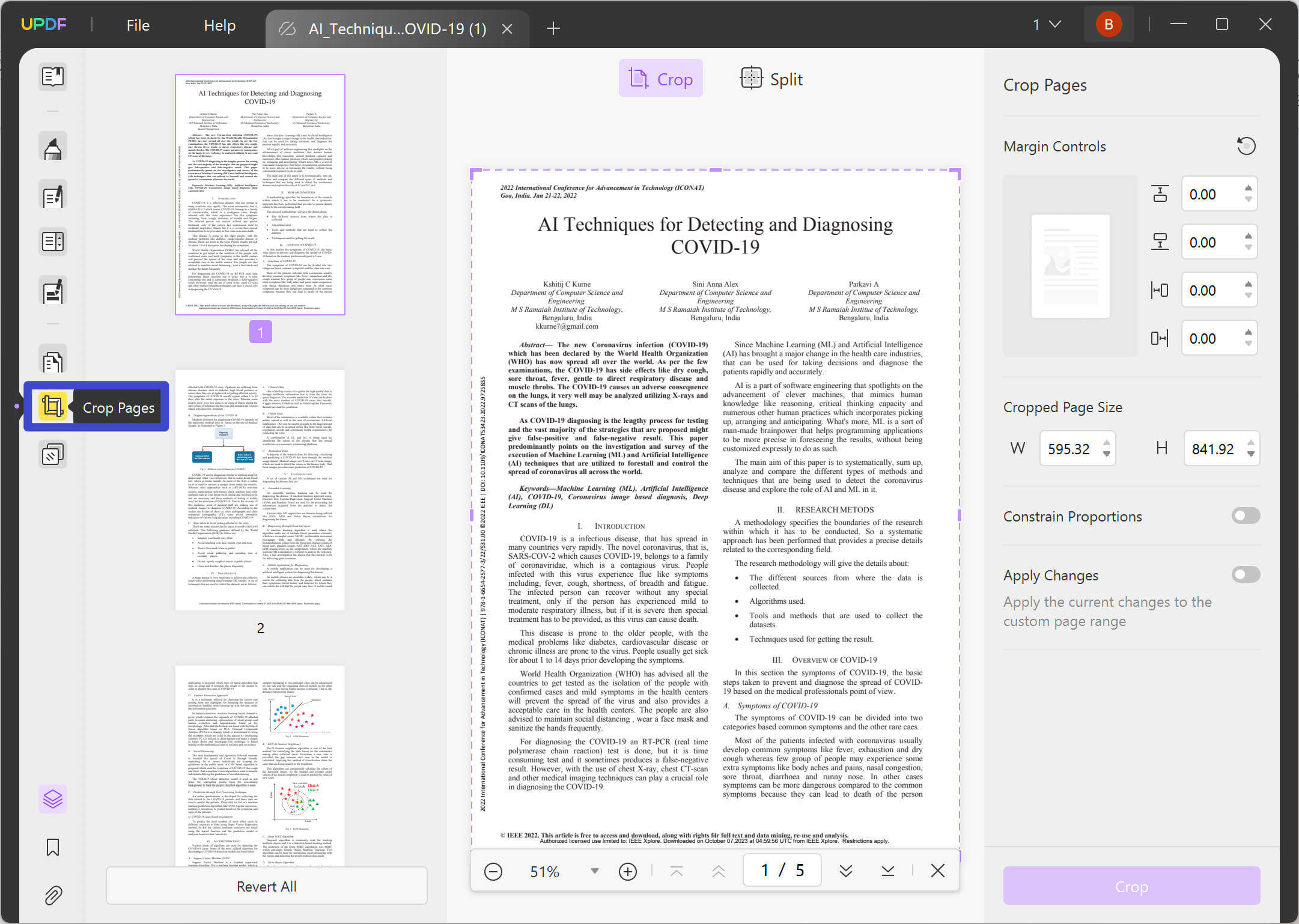 Split a PDF Document Online or Offline Fast | UPDF