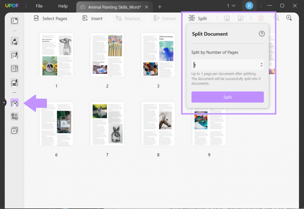 How Do I Split a Word Document into Multiple PDFs? | UPDF