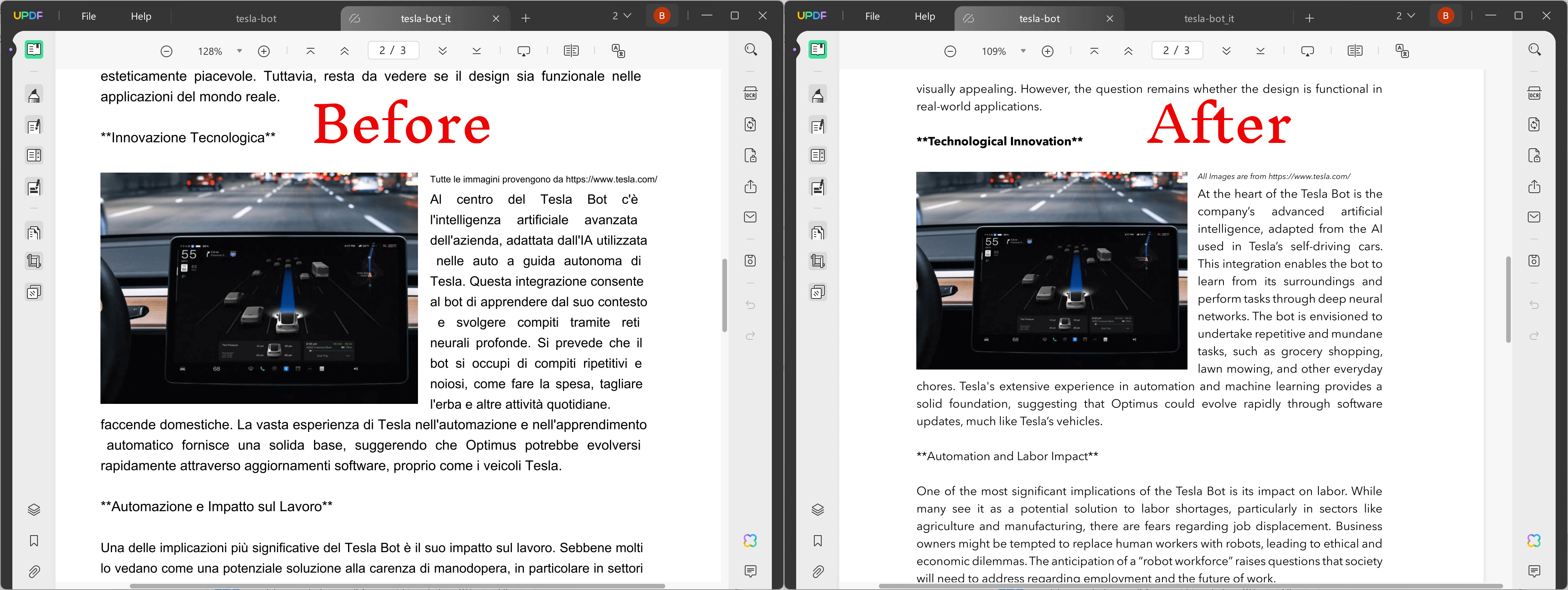 The Best Way to Translate PDF from Italian to English - UPDF