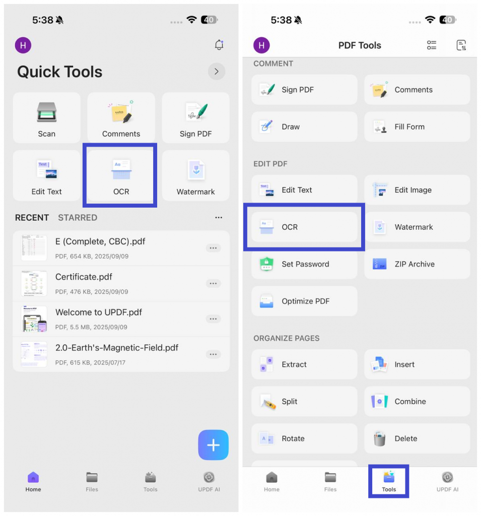 3 Effective Ways to Perform OCR in iPhone and iPad: A How-to Guide|UPDF