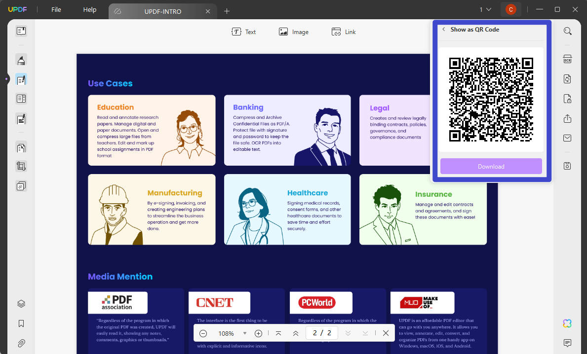 The 5 Best Free QR Code Generators for PDF in 2024 |UPDF