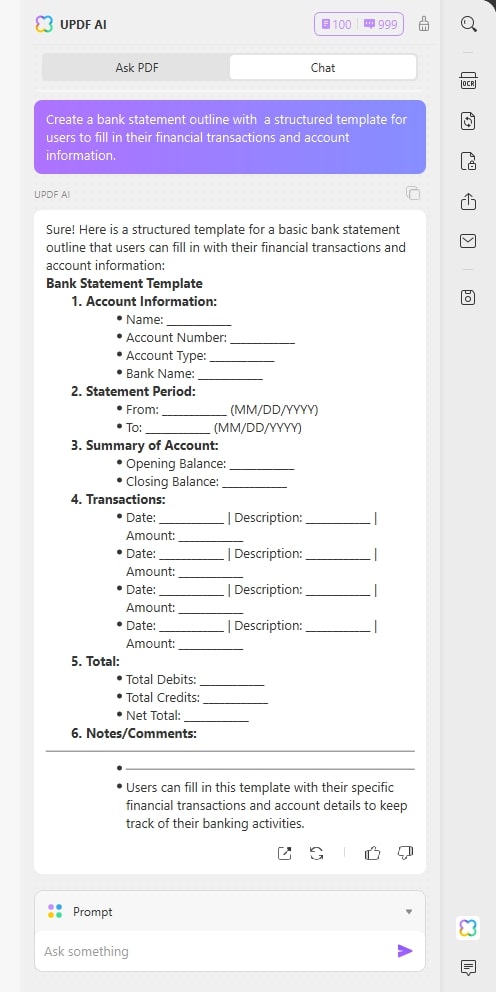 How to Make a Bank Statement PDF with 3 Best Methods | UPDF