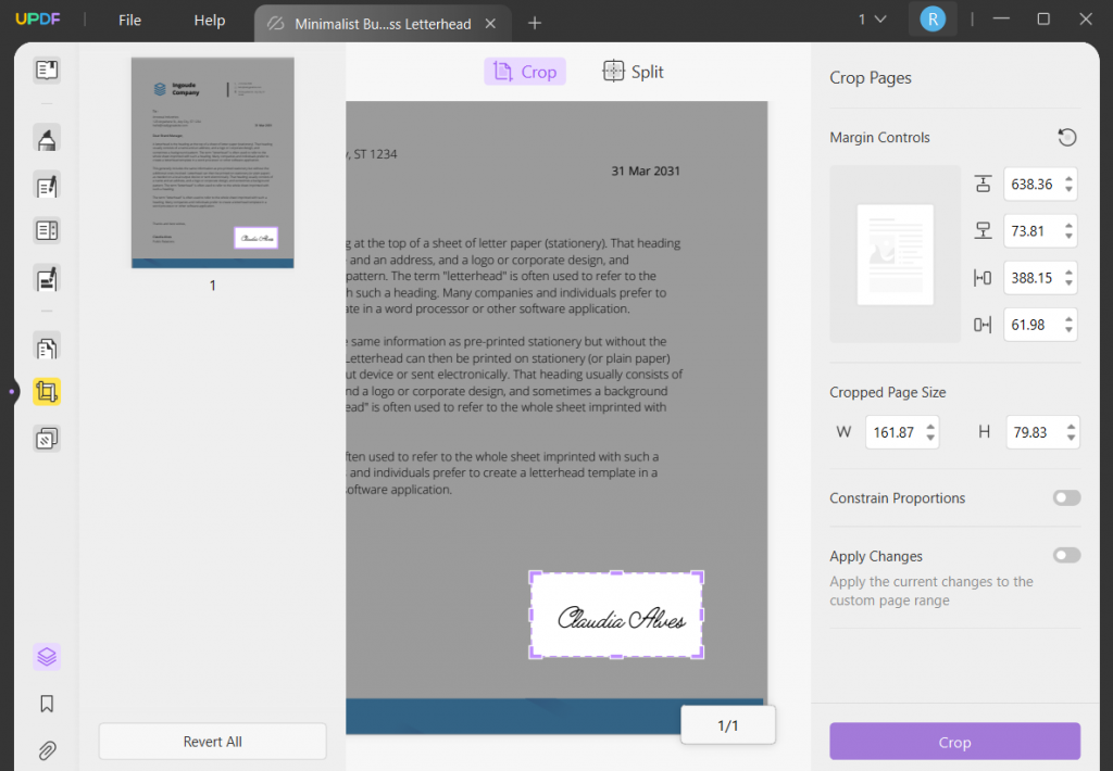 How to Crop Signature from PDF? (Step by Step Guide) | UPDF