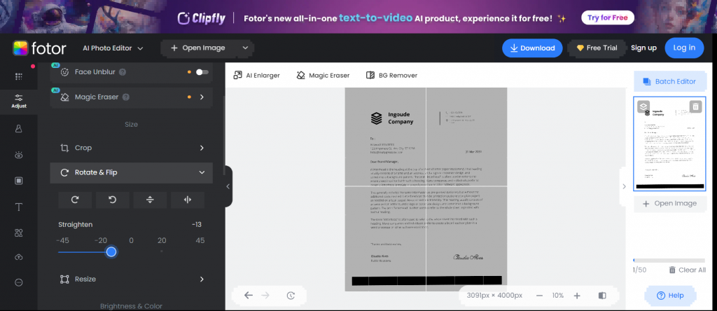 How to Straighten a Scanned PDF? (3 Easy Methods) | UPDF