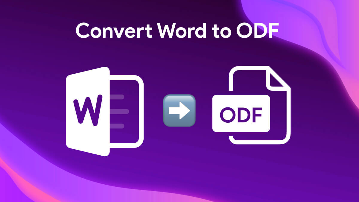 Learn the Simple Way To Convert Word to ODF Today |UPDF